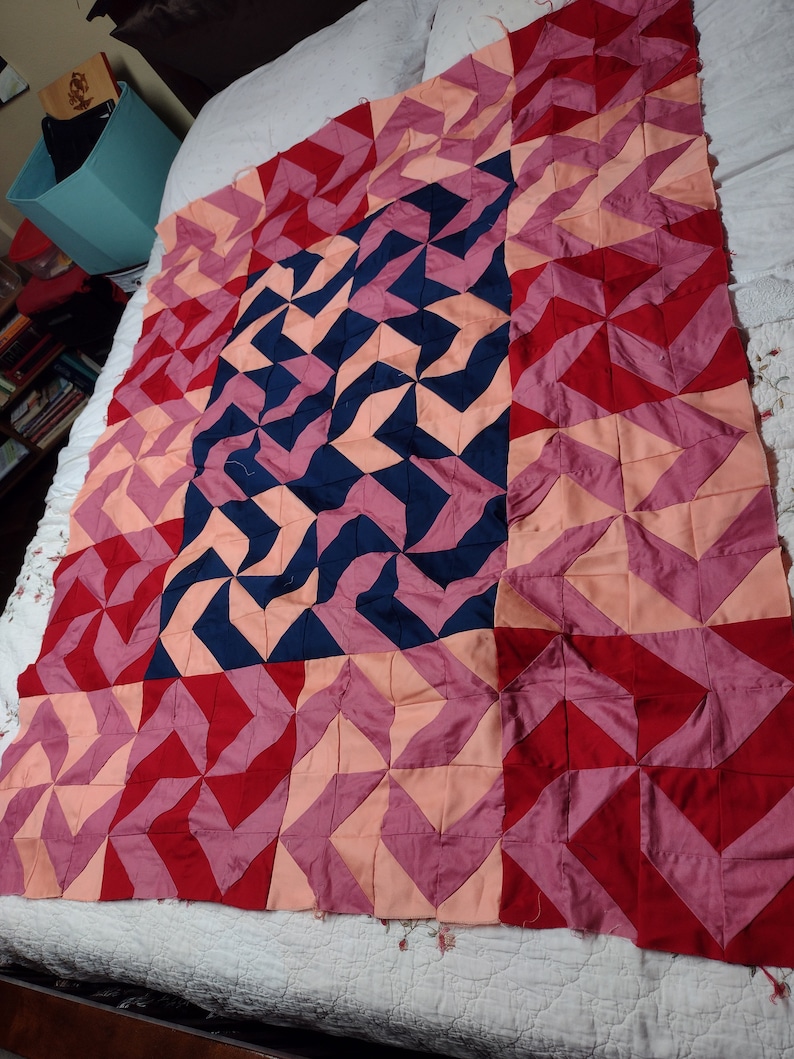 Fly Foot Quilt Top-unfinished, Quilts, Unfinished Quilt Top - Etsy
