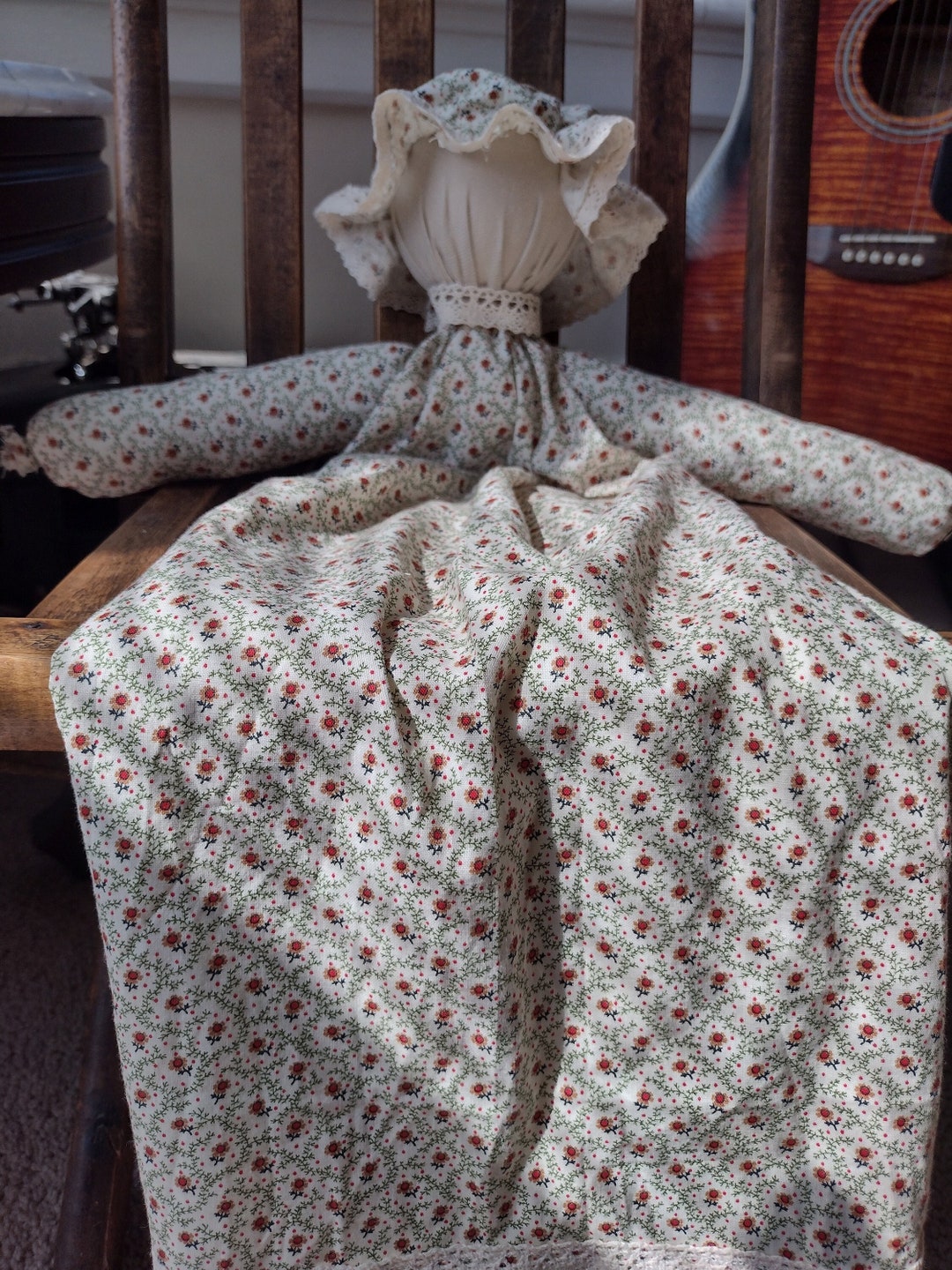 Americana/ Prairie Style Doll, 22 Inch , Baby Doll, Collectible , Cloth ...