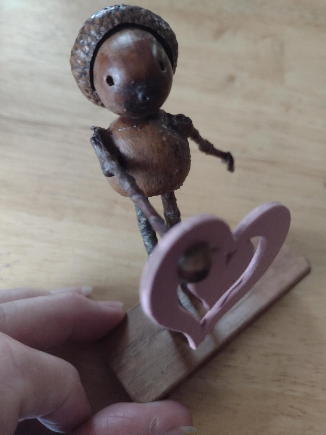 Acorn Love Figure 3, Acorn I Love You Character, DEECORN Figures - Etsy