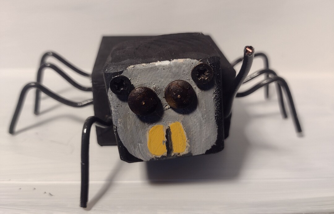 Whimsical Wood Block Spider Candle Holder, Halloween Theme Candle ...