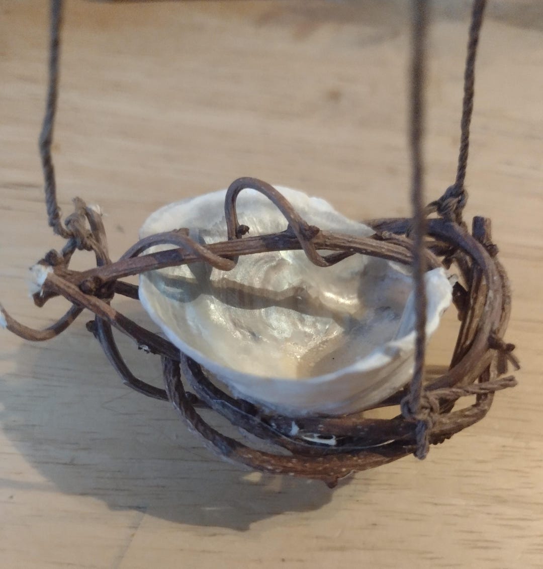 Garden Oyster Shell Bee Bath, Bee Pool, Oyster Shell Bee Bar - Etsy