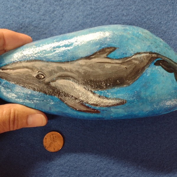 Ocean Painted Rock - Etsy