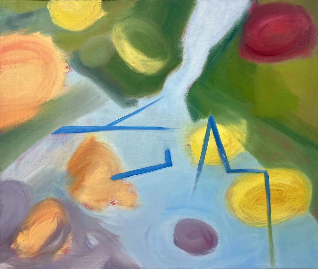 Spatial Rhythms: Broken - Abstract Oil Painting Digital Download - Etsy