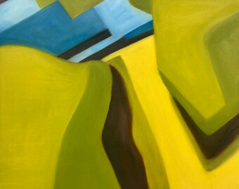 Spatial Rhythms: Mylo Xyloto - Abstract Oil Painting Digital Download ...