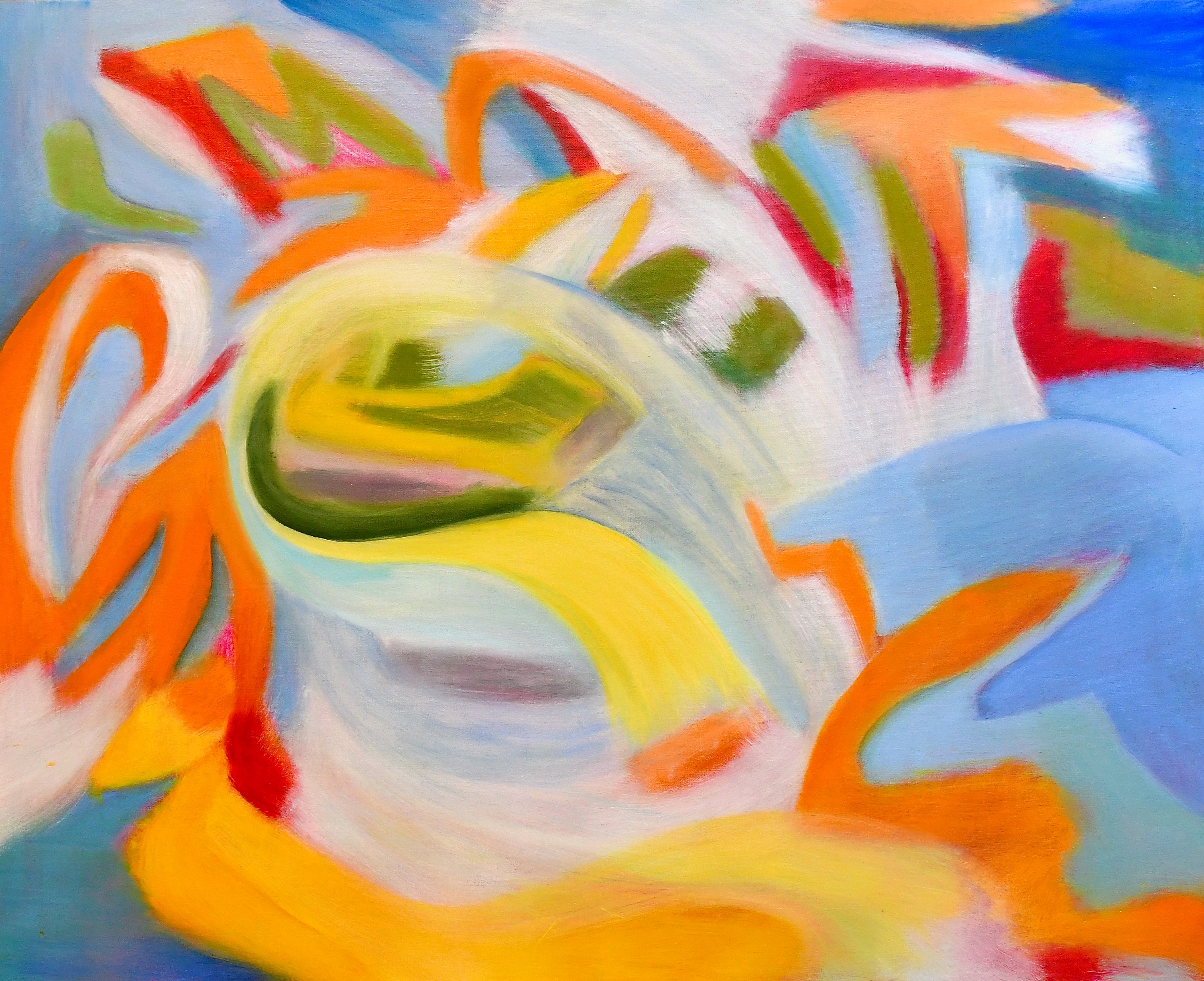 Spatial Rhythms: Erosion - Abstract Oil Painting Digital Download - Etsy