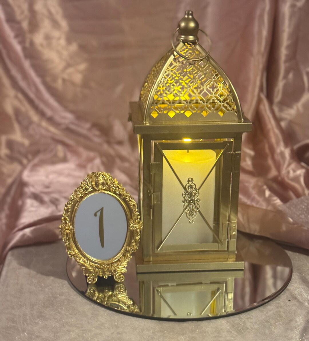 Mirror Wedding Table Numbers | Wedding Table Numbers | Wedding Table ...