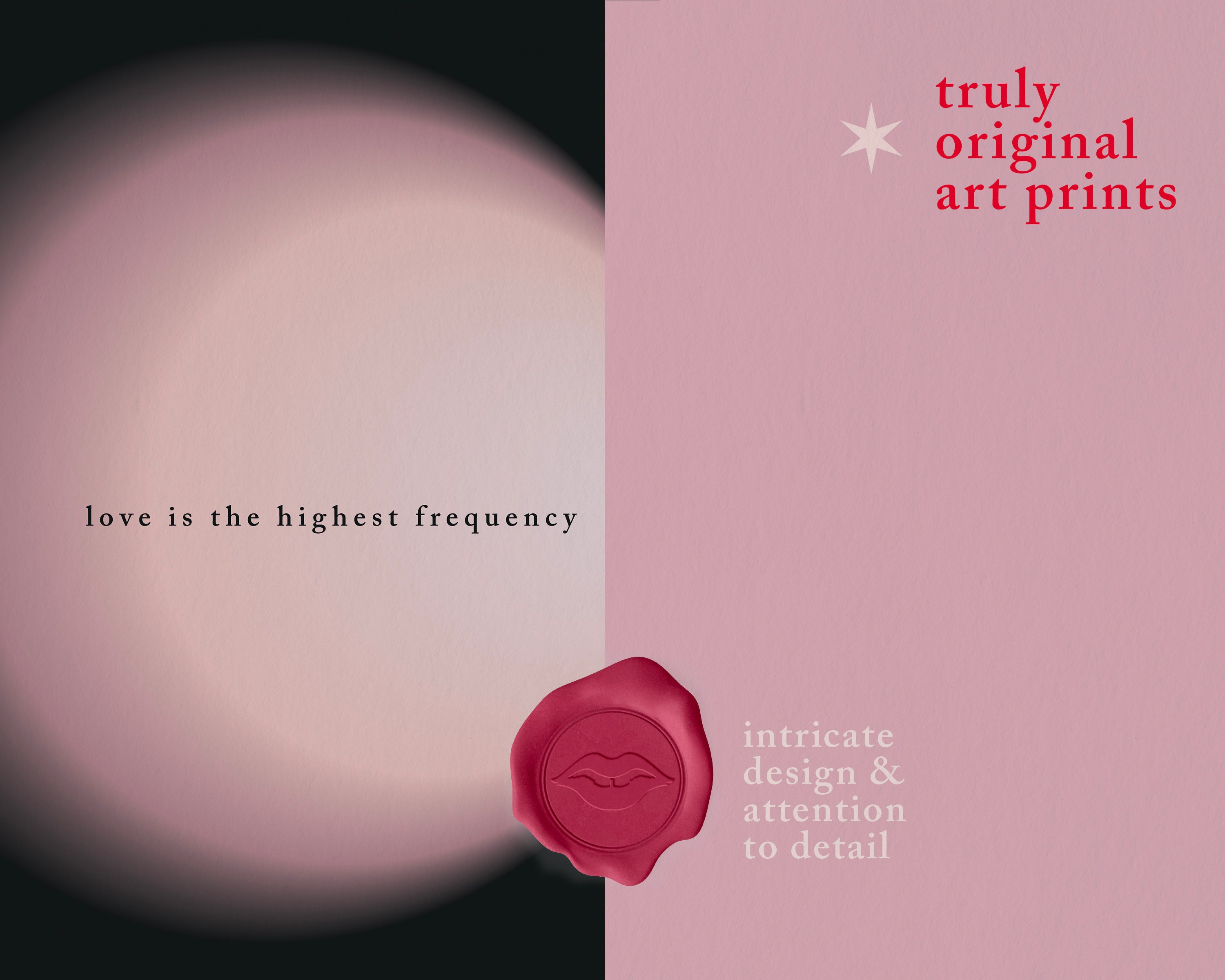 Love is the Highest Frequency Poster 528HZ Aura Vibes - Etsy