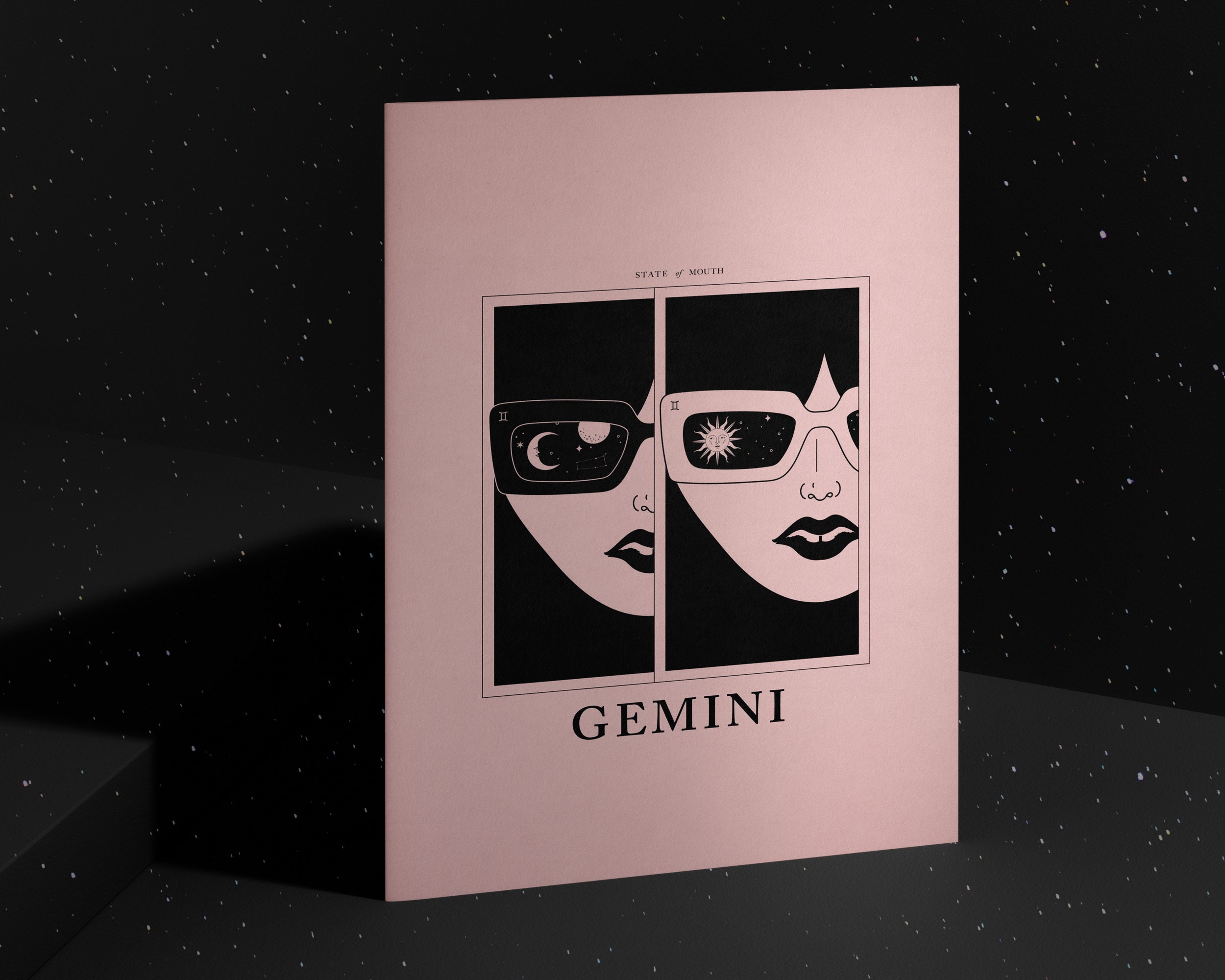 Gemini Wall Art Poster Aesthetic Art Print Zodiac Gifts - Etsy