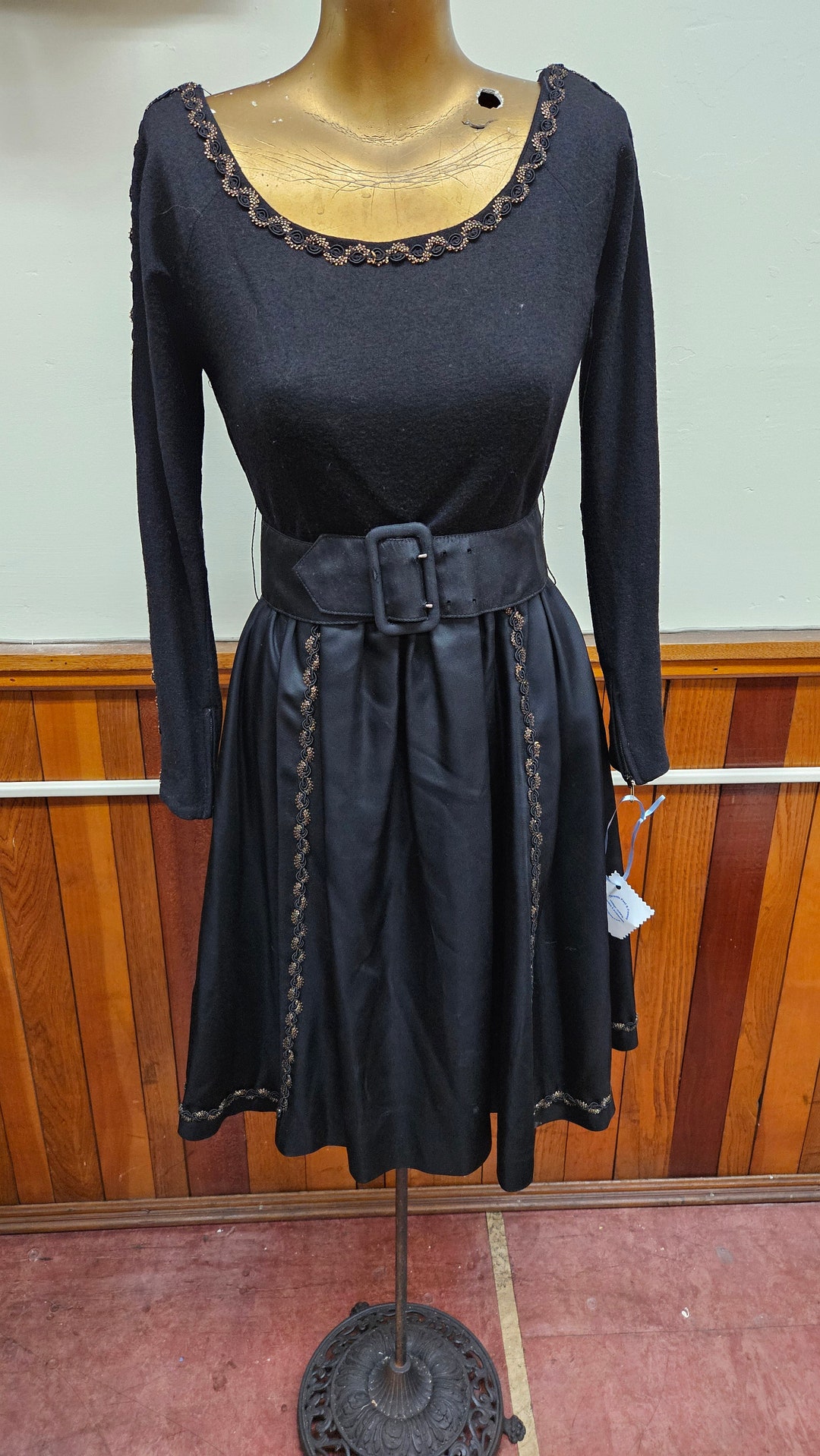 1950/60's Jonathan Logan Long Sleeve Cocktail Dress - Etsy