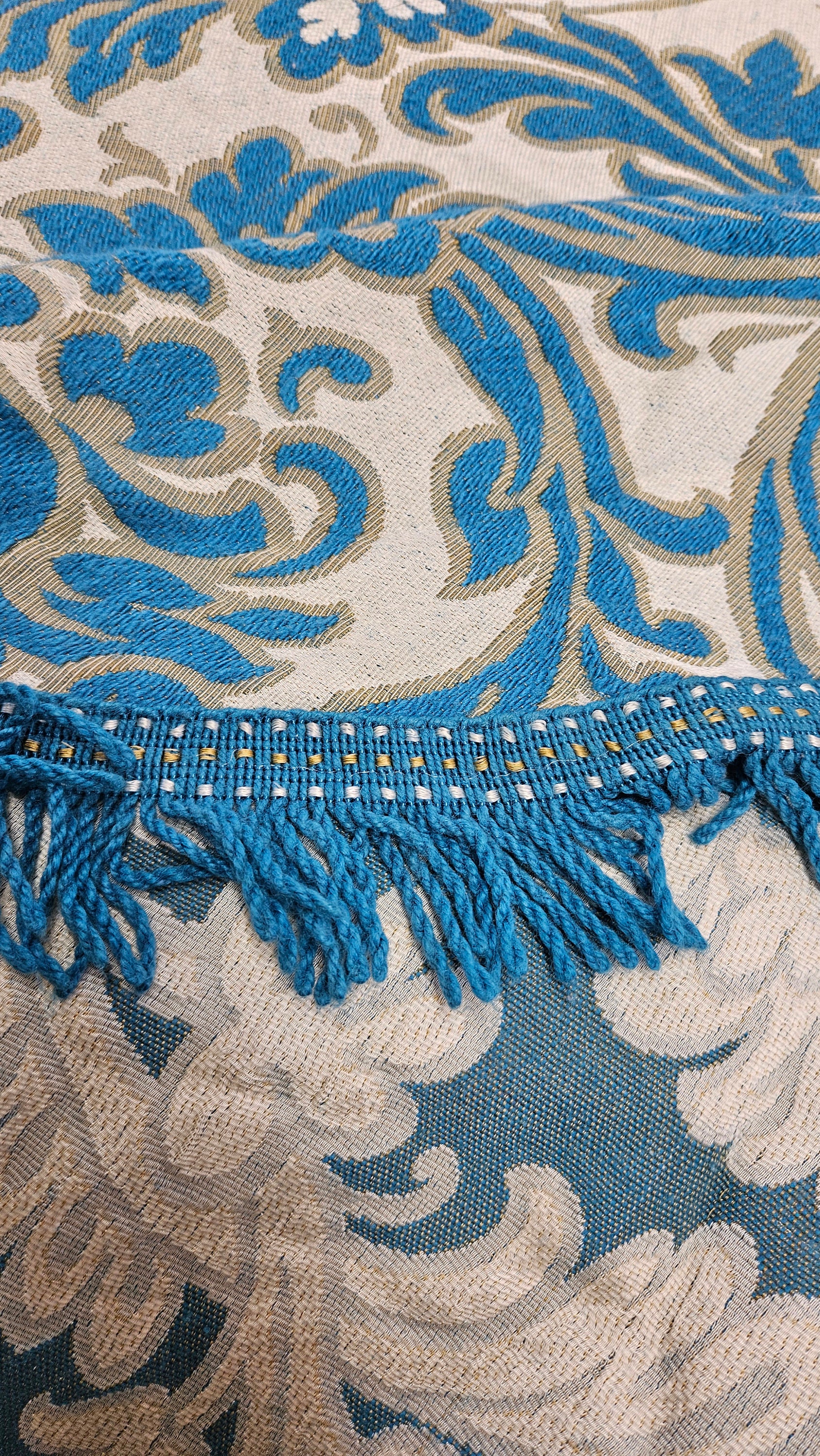 1970s Bed Cover Cotton Woven Damask - Etsy