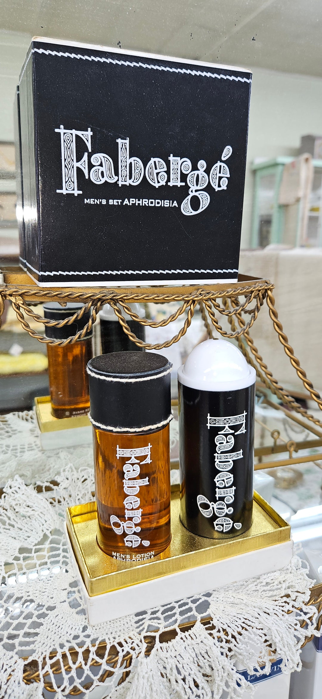Faberge Men's Vintage Aftershave Set Aphrodisiac - Etsy