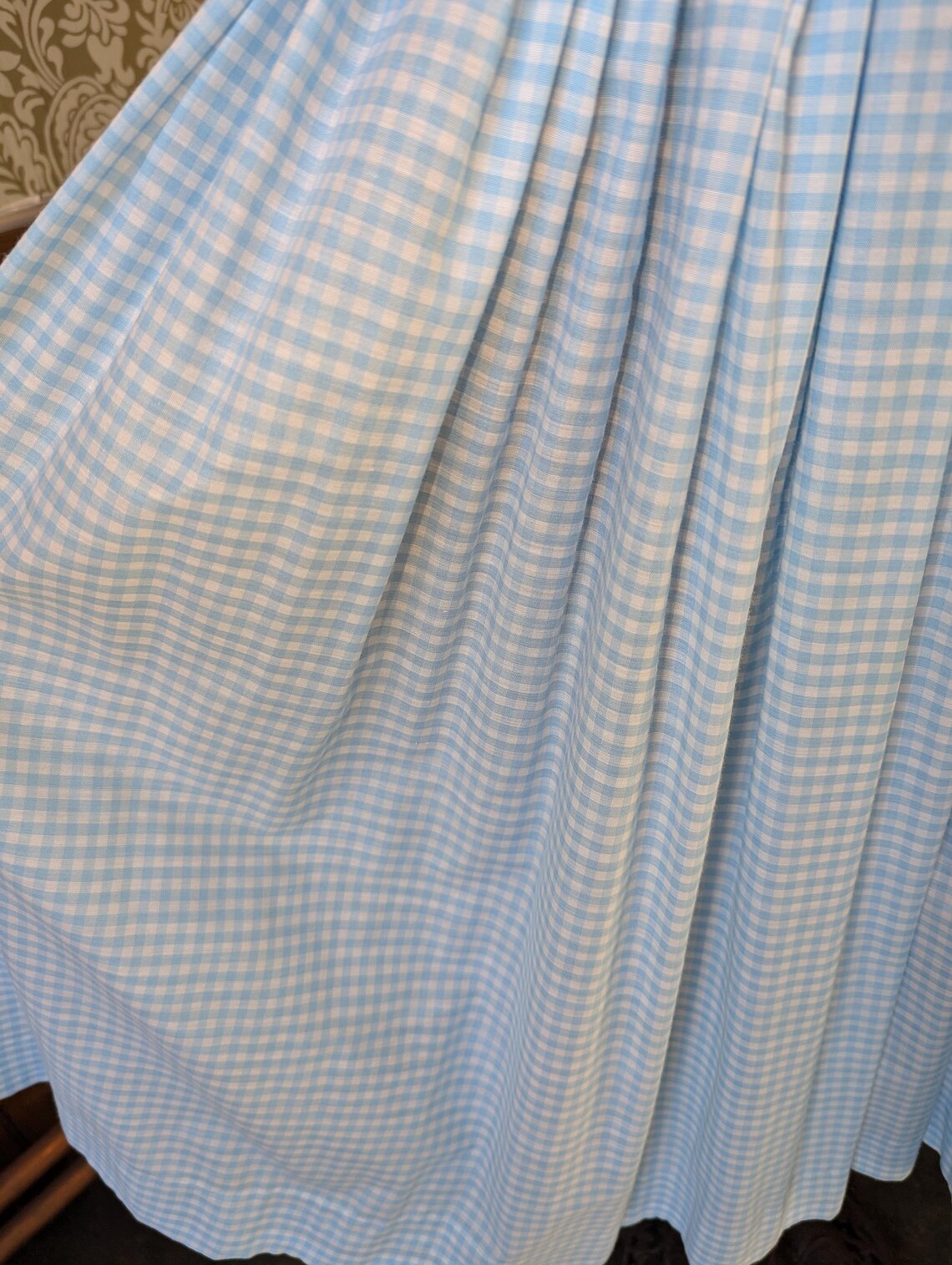 Vintage 1950's Pacemaker Blue+white Gingham Dress. - Etsy