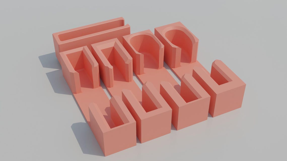Silverware Organizer STL for 3D Print File - Etsy