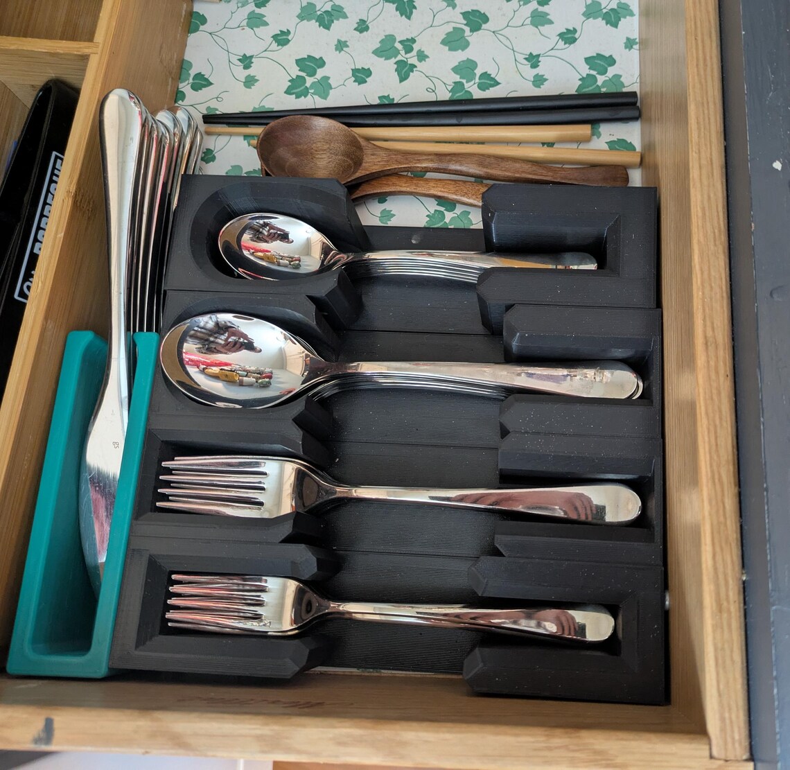 Silverware Organizer STL for 3D Print File - Etsy
