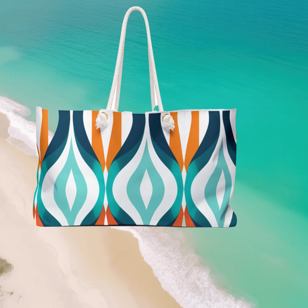 Fun Weekender Bag, Multi Color Bag, Gift for Mom, Gift for Her, Travel ...