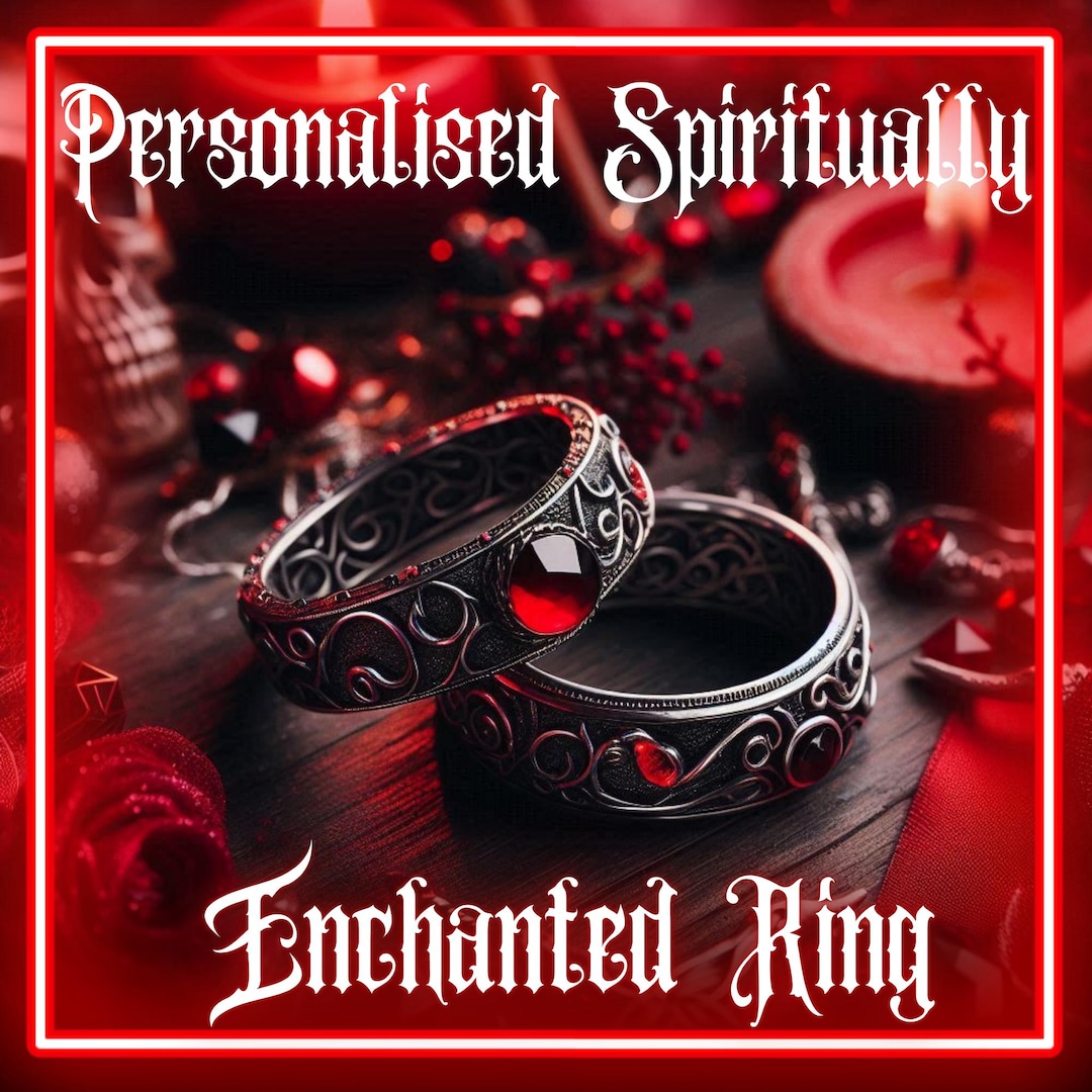 Personalized Demonic Enchanted Ring/custom Spell Infused for Protection ...