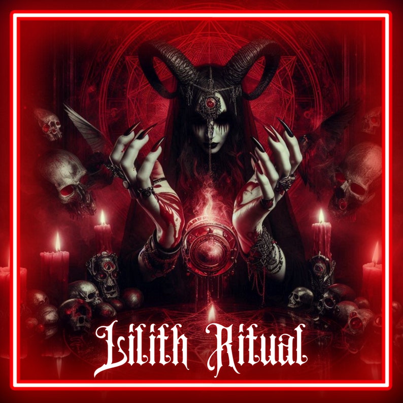 Lilith Ritual/lilith Pact/occult Spells/witchcraft Rituals - Etsy
