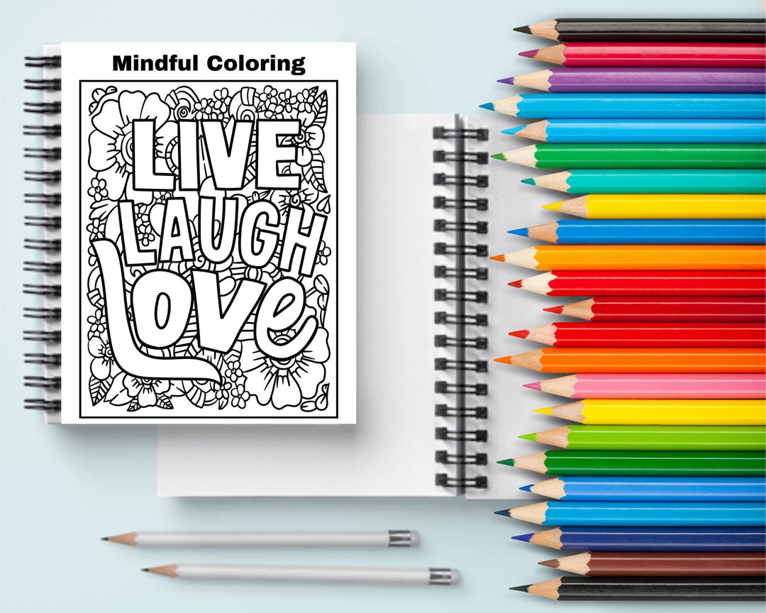 Mindful Coloring Positive Quotes Worksheets, Coloring Pages, Printable ...