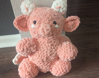 Crochet Strawberry Dragon Plushie, Strawberry Dragon, Dragon Plush ...