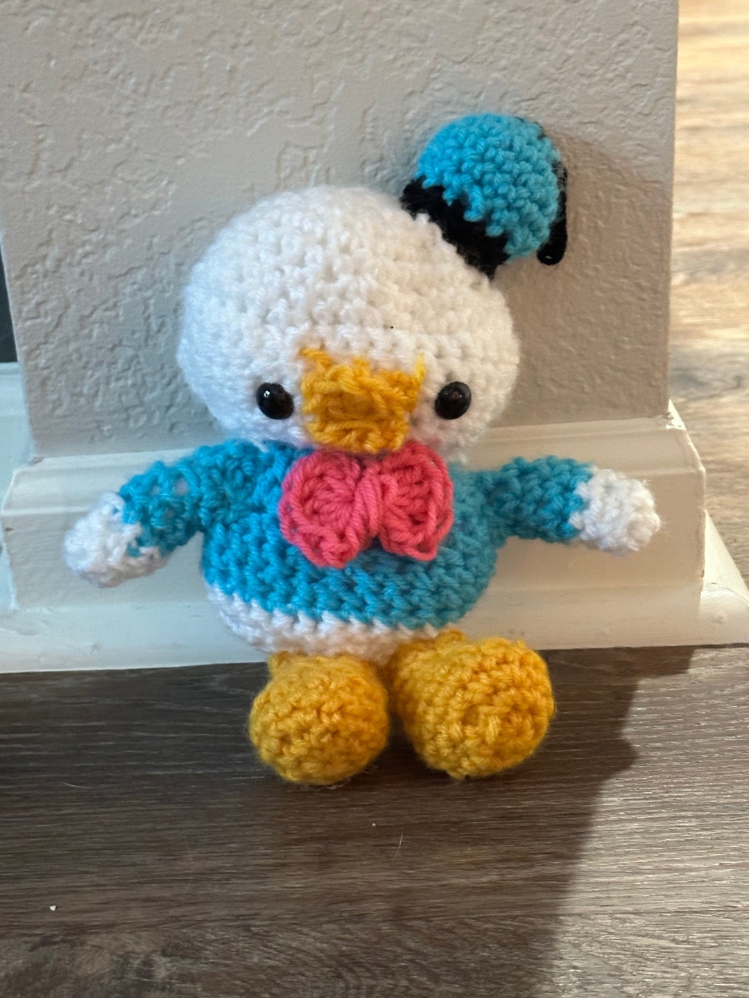 Homemade Donald Duck Crocheted Plush - Etsy