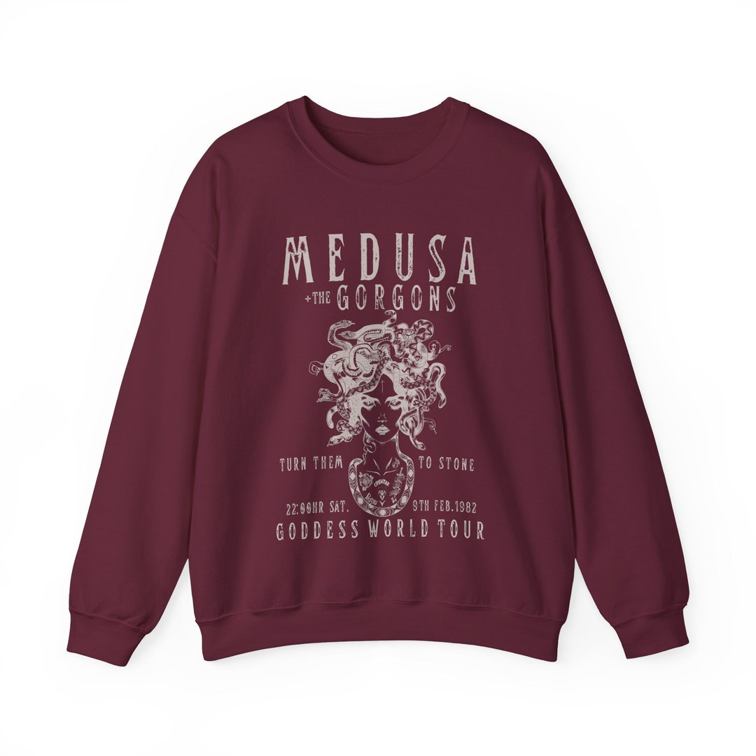 Medusa Sweatshirt Greek Mythology Sweatshirt Dark Academia Sweatshirt ...