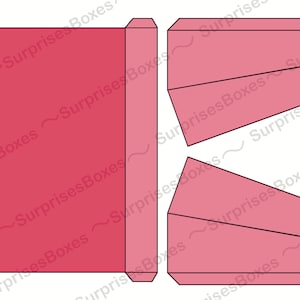 Printable DIY Surprise Blind Box Template Birthday Mystery Box Gift ...