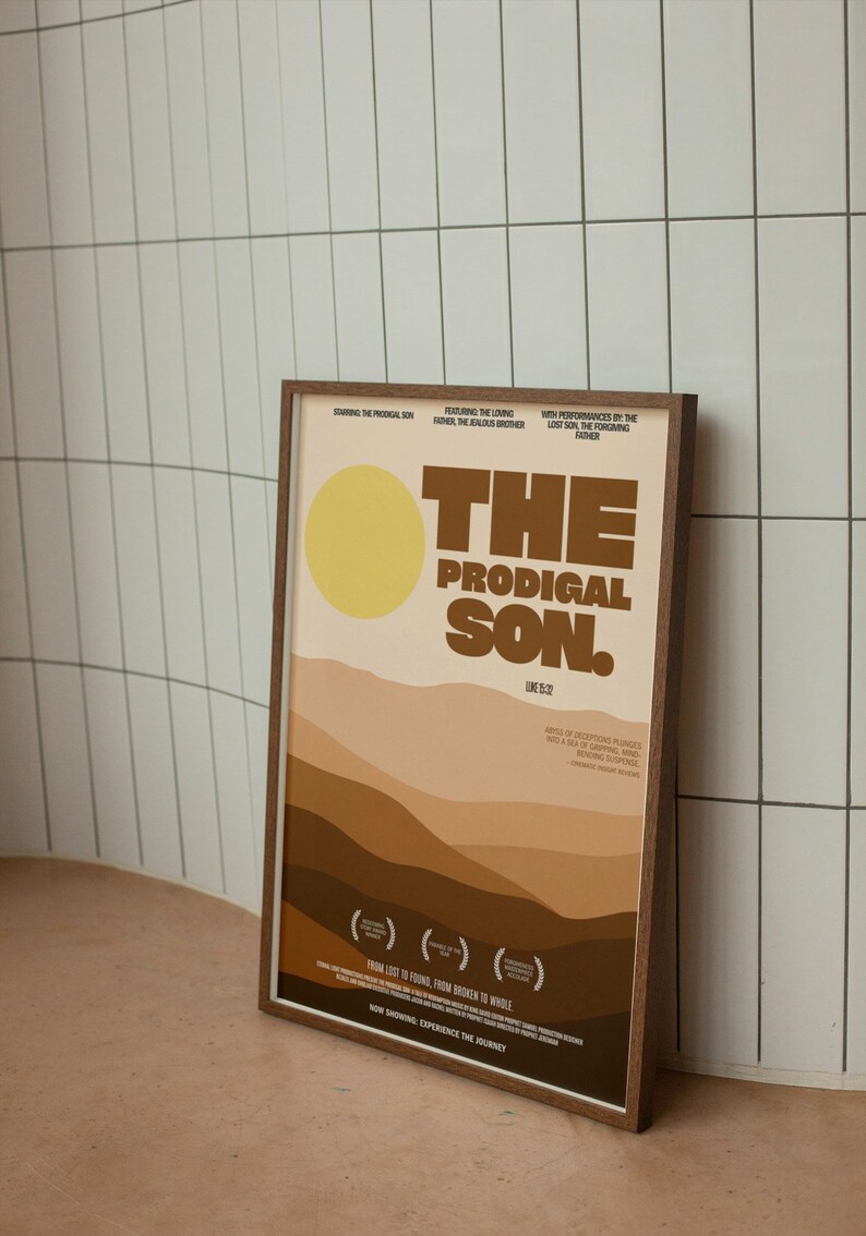 The Prodigal Son Wall Art | Christian Art | Printable Movie Poster ...