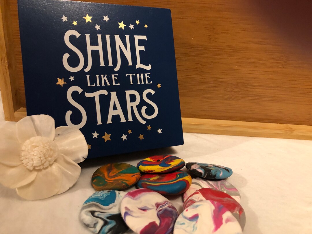 Worry Rock, Calming Stone, Stress Free Stone, Fidget Worry Stones, Pre ...