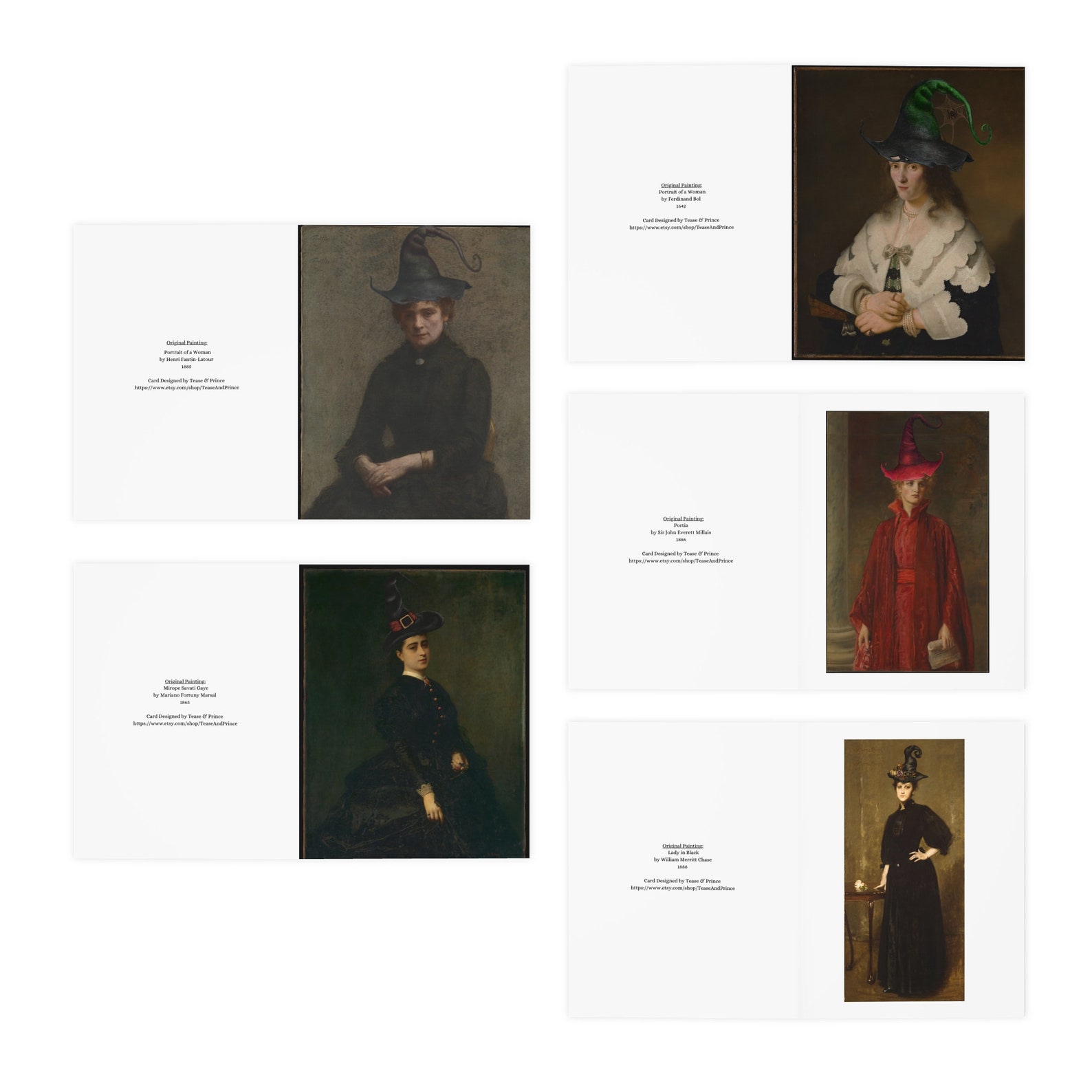 More Witch Portraits, Witch Art, Oil Painting Masters, Birthday Card ...
