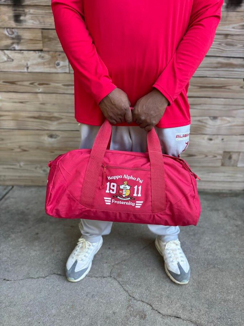 Kappa Alpha Psi Large 27" Red Duffle Bag - Etsy