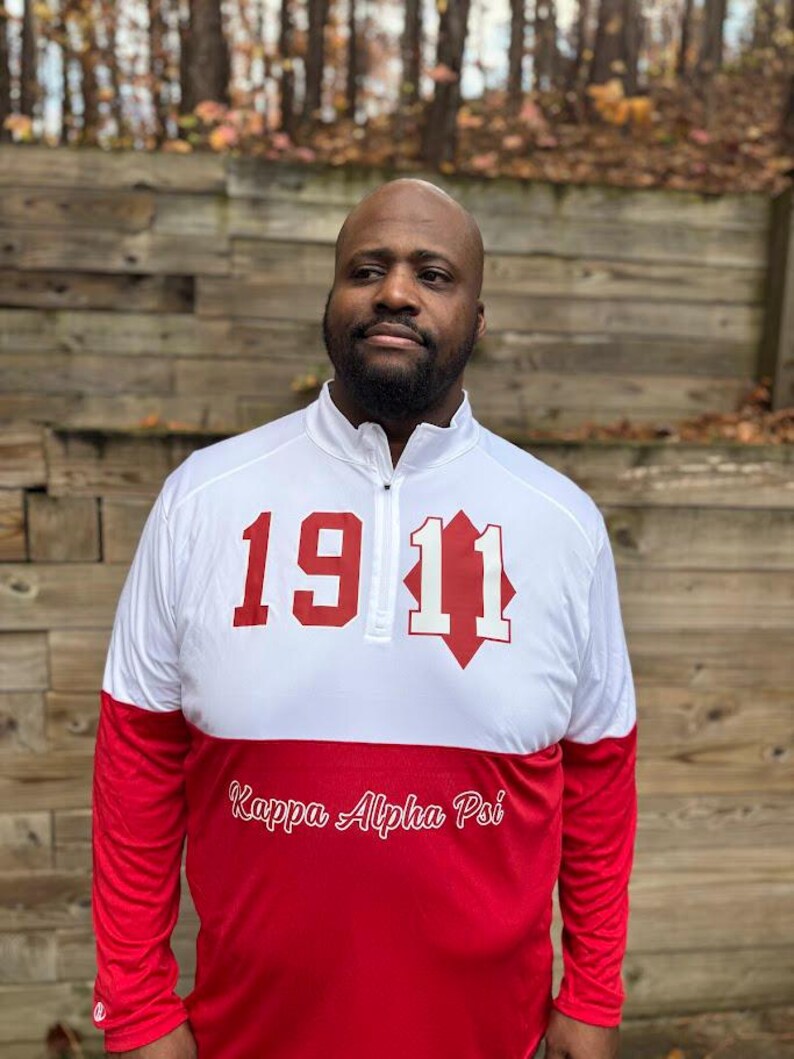 Kappa Alpha Psi 1911 Two Tone Nupe-zip Pullover - Etsy