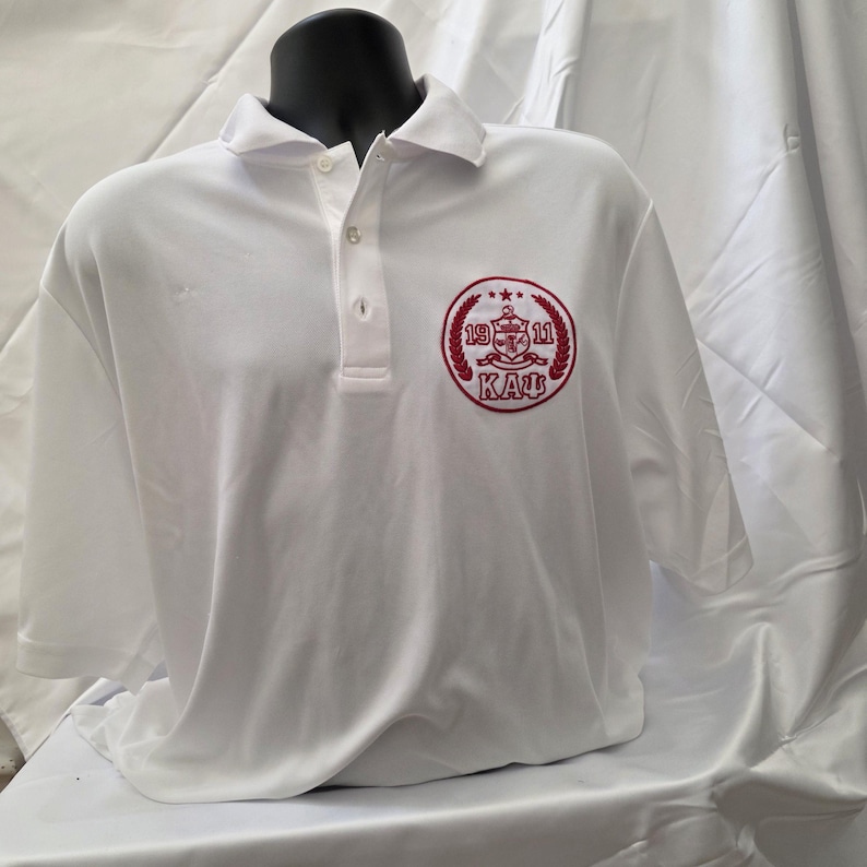 Kappa Alpha Psi Polo Shirt, Embroidered Coat of Arms, Nupe Greek ...