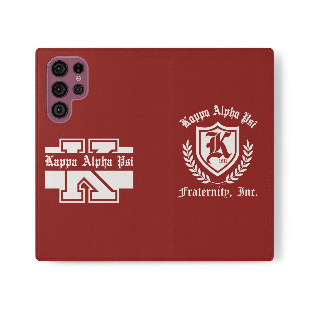Kappa Alpha Psi Flip Case - Stylish Phone Wallet for Fraternity ...