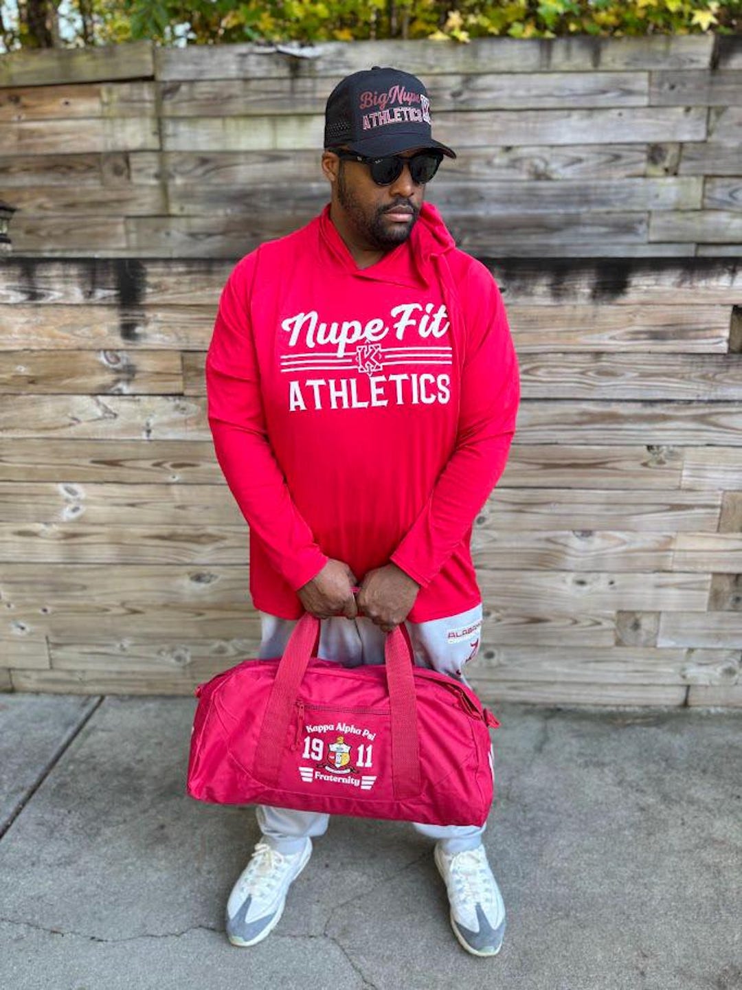 Kappa Alpha Psi Large 27" Red Duffle Bag - Etsy