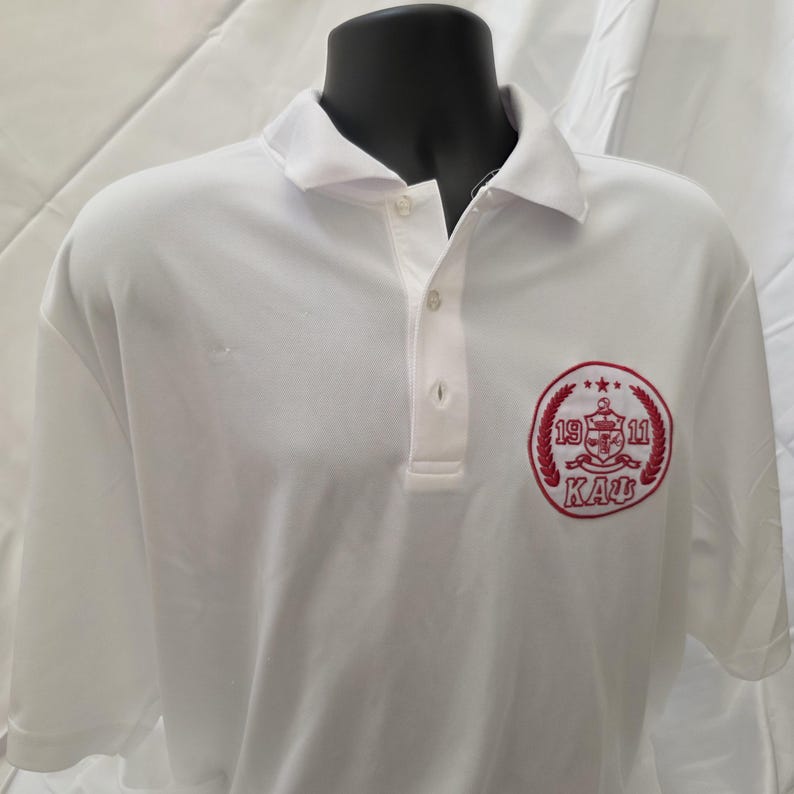 Kappa Alpha Psi Polo Shirt, Embroidered Coat of Arms, Nupe Greek ...