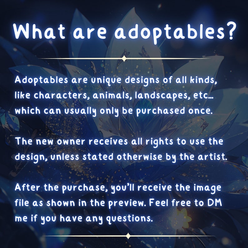 Limited One Time Sale: Reference Sheet, Character Adoptable, Character ...