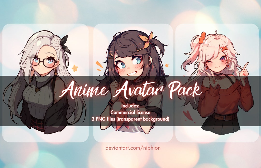 Avatar Pack: Anime - Etsy