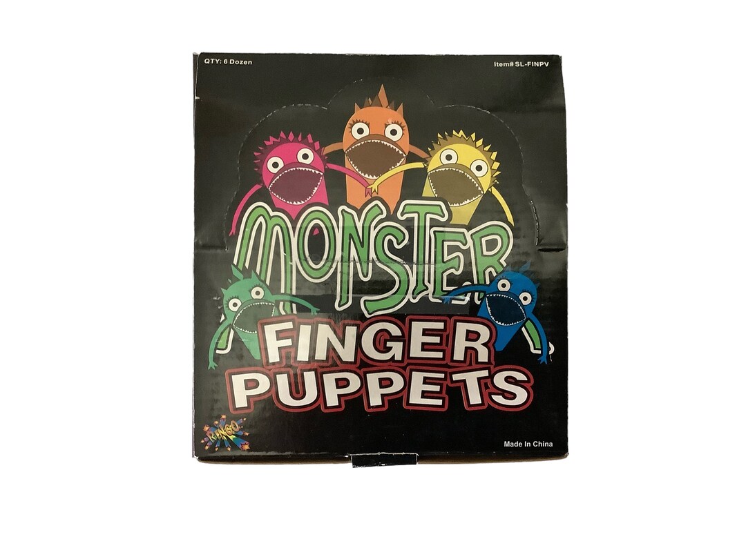 Monster Finger Puppets Bulk 6 Dozen in Box - Etsy