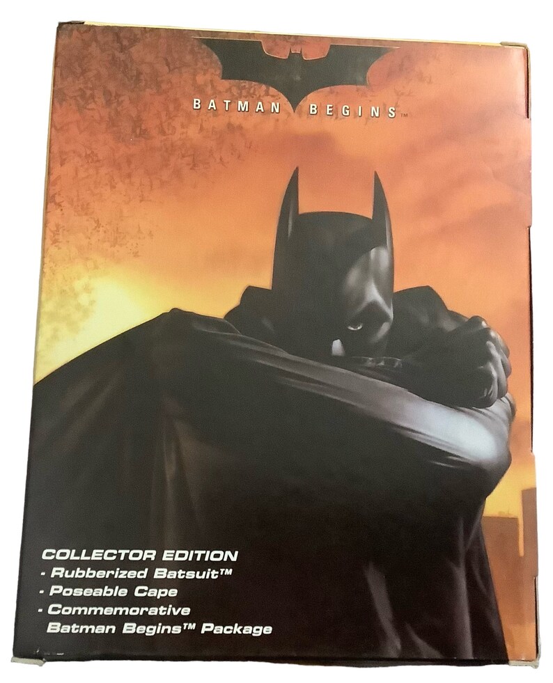 Batman Begins Movie Action Figure Exclusive Collector Edition Batman - Etsy