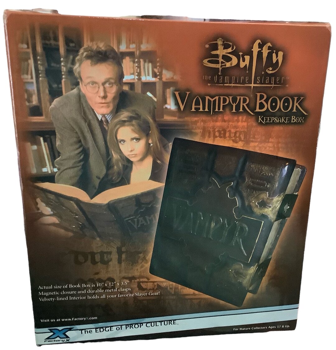 Buffy the Vampire Slayer Vampyr Book Keepsake Box Extremely Rare - Etsy