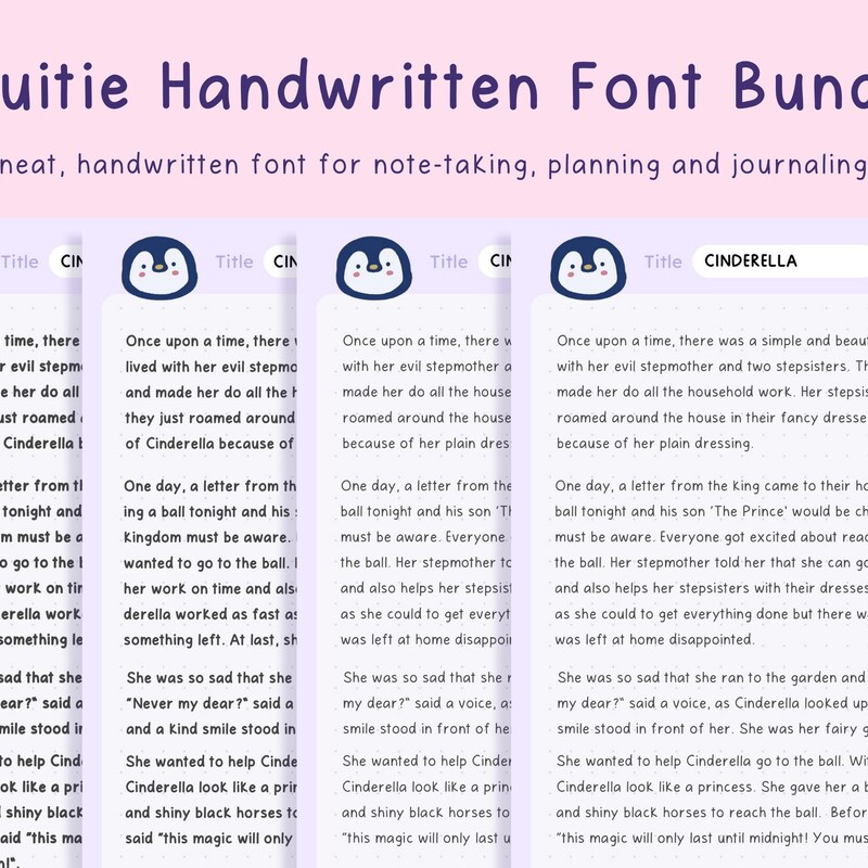 Font Bundle - Etsy