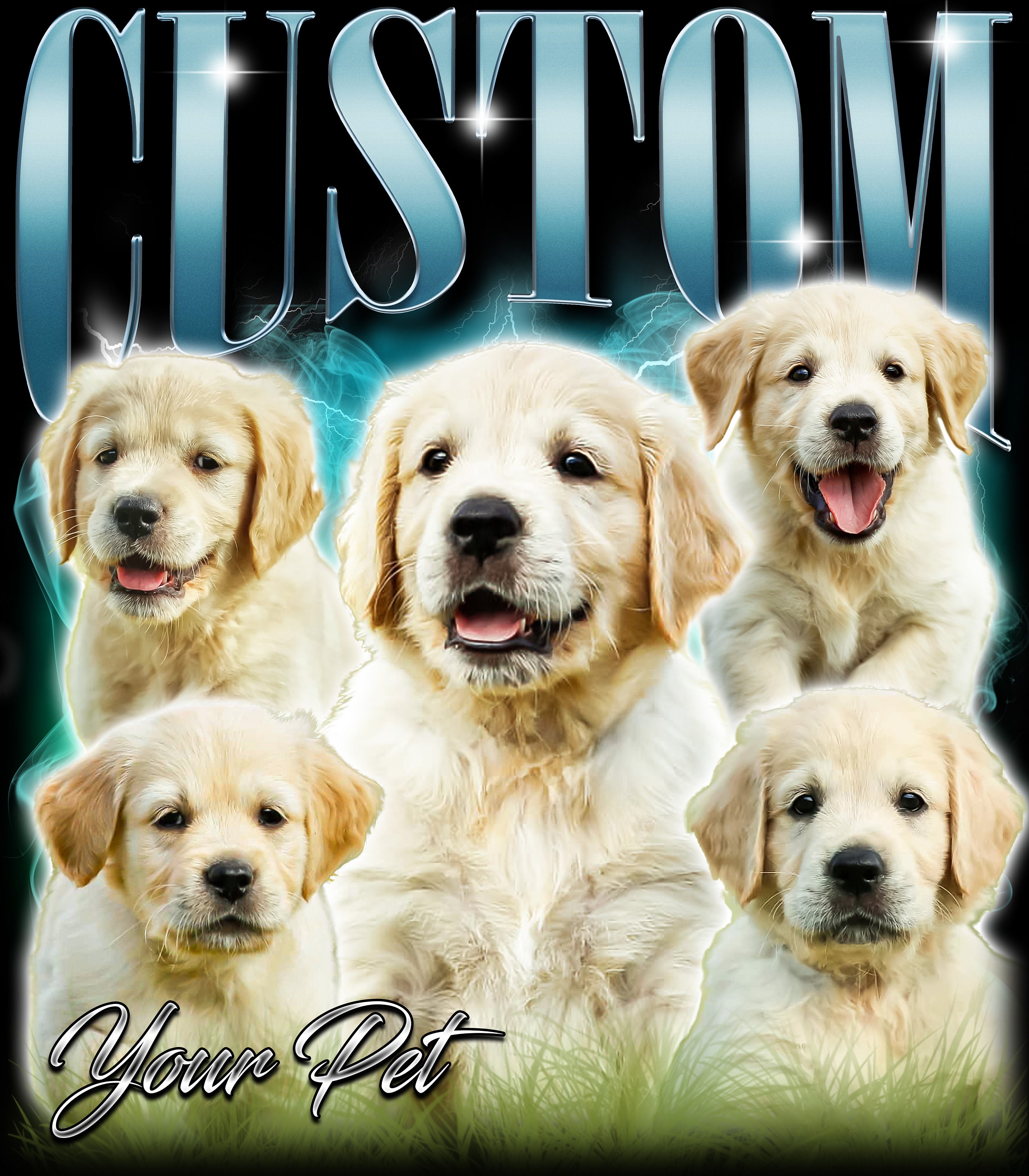 Custom Dogs Png, Custom Pet Png, Retro 90's Custom - Etsy