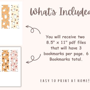 6 Halloween Ghost Bookmarks Printable Bookmarks Cute Boho - Etsy