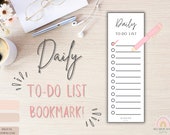 Daily Printable Planner Daily To-do List Bookmark ADHD - Etsy