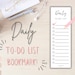 Daily Printable Planner Daily To-do List Bookmark ADHD Daily Planner ...