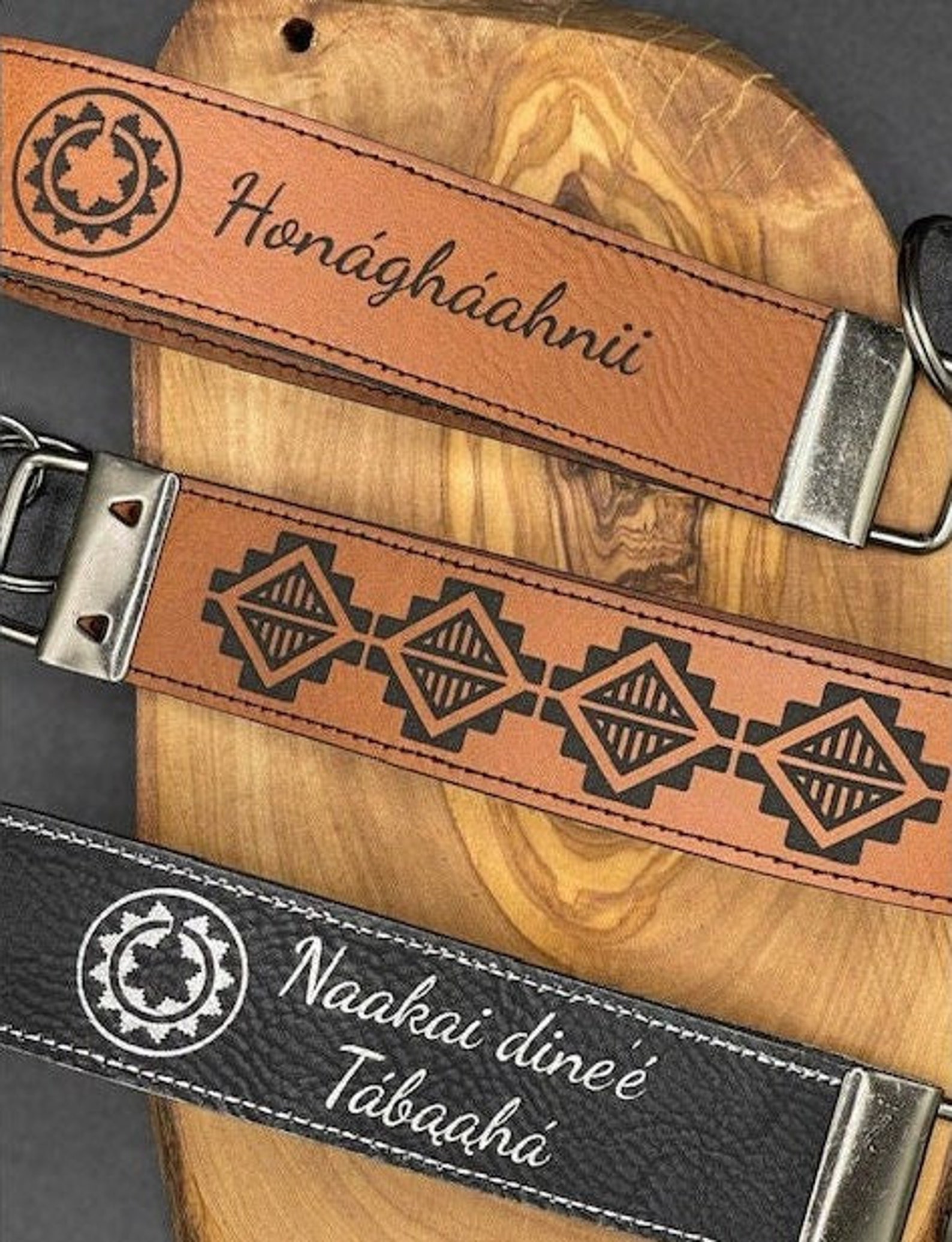 Navajo Clan Key Chain/wristlet With Personalization - Etsy