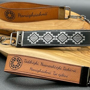 Navajo Clan Key Chain/wristlet With Personalization - Etsy
