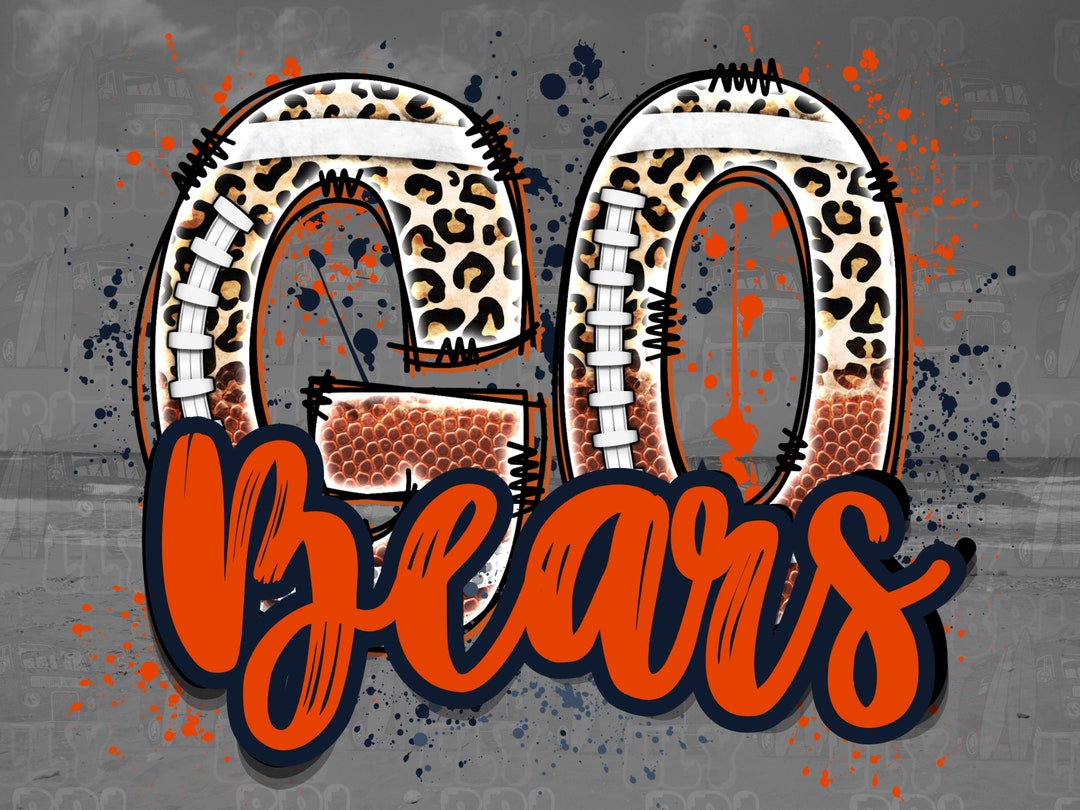Go Bears Chicago Bears Football Team Support Digital File PNG - Etsy