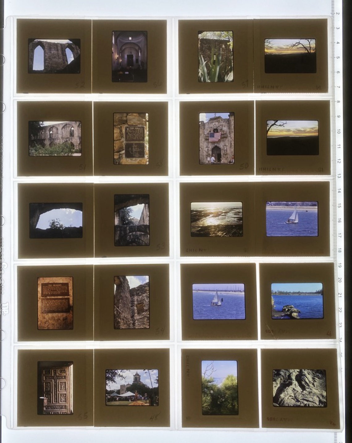 20 Assortment of Vintage Slides Taken in California and Texas - Etsy