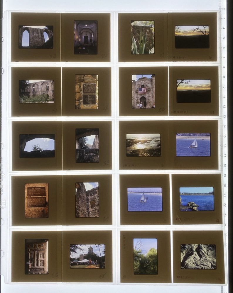 20 Assortment of Vintage Slides Taken in California and Texas - Etsy